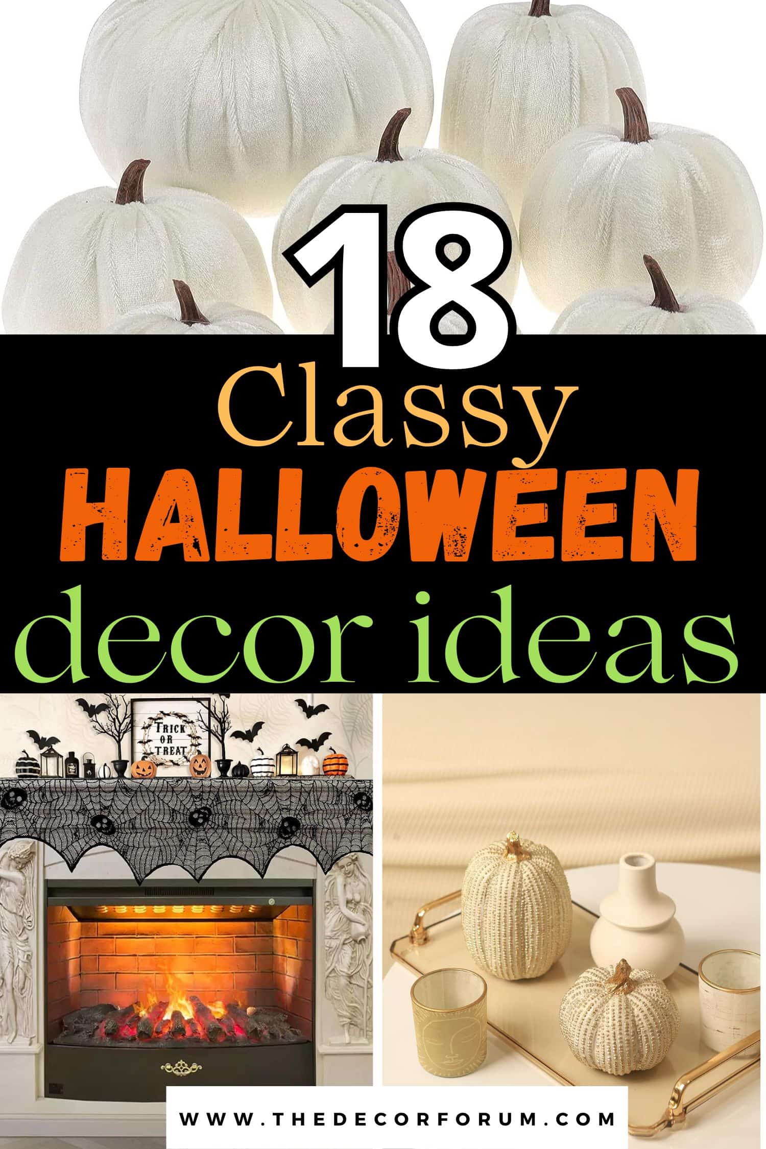 18 Classy Halloween Decor Ideas On A Budget - The Decor Forum