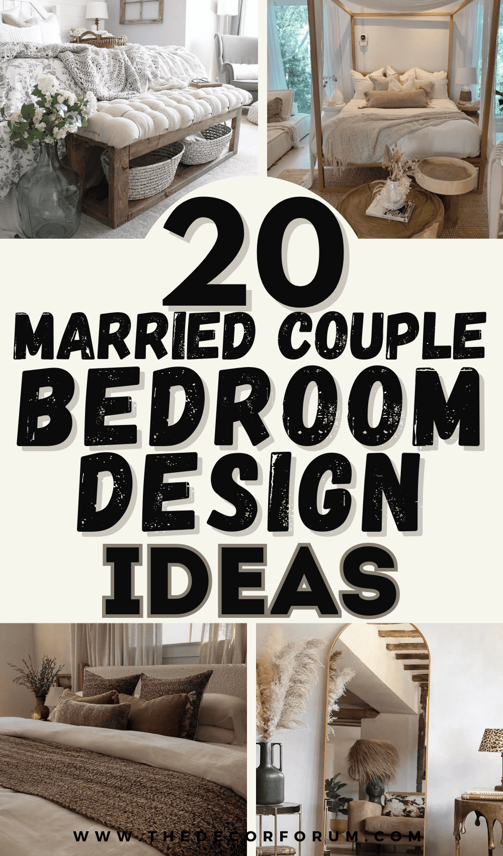 20 Easy Ways To Create A Married Couples Bedroom - The Decor Forum